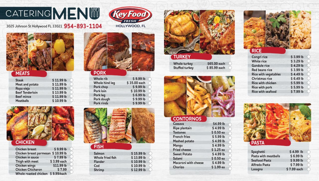 Catering Services Hollywood FL | Supermarket Hollywood