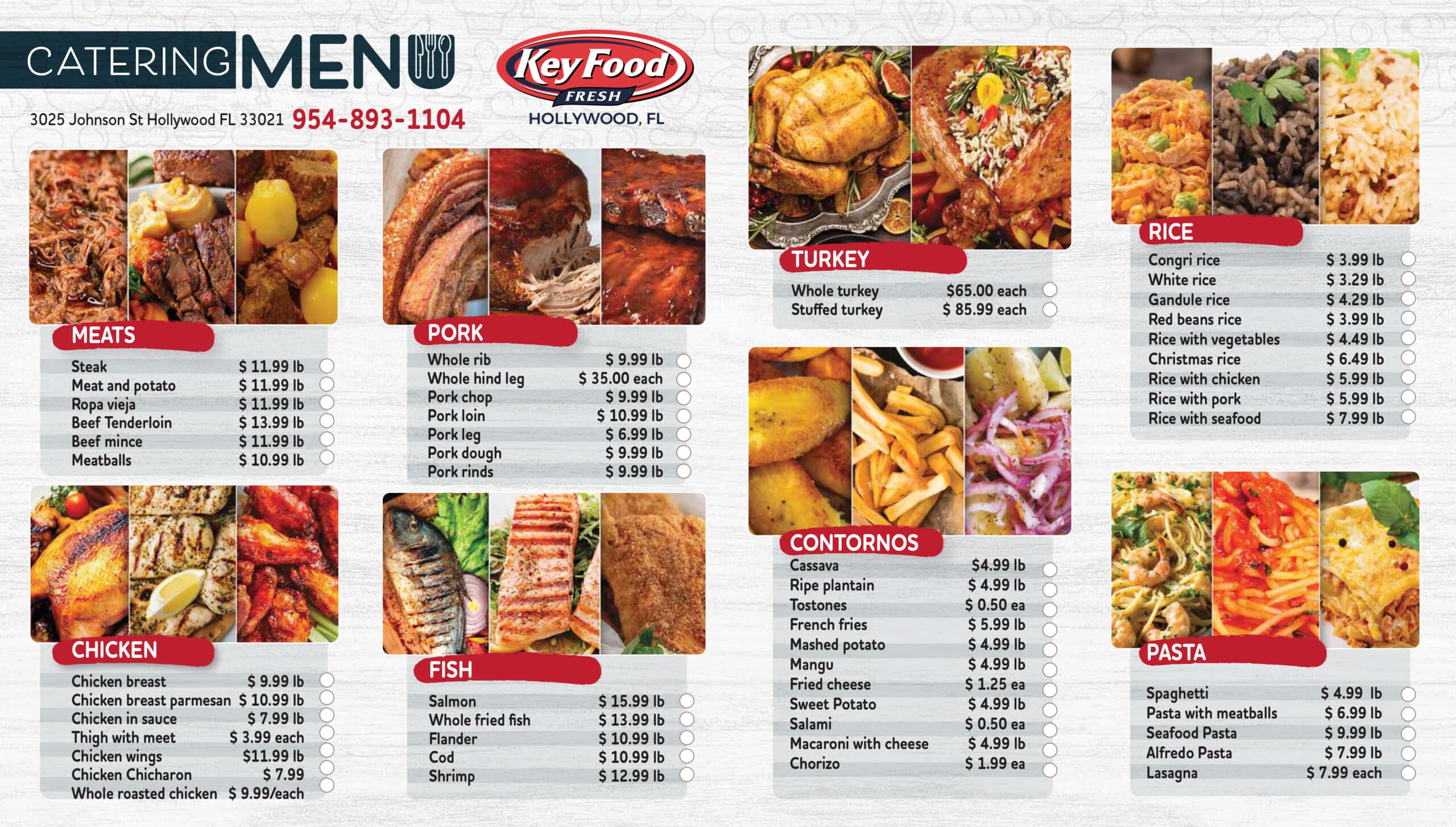 Catering Services Hollywood FL | Supermarket Hollywood